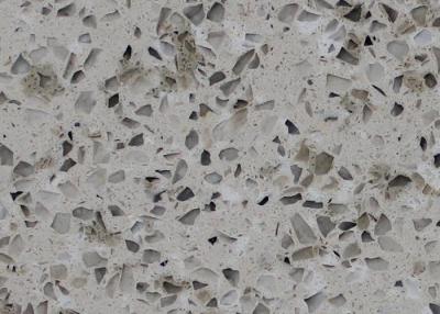 China Non - Porous Artificial Quartz Stone / Smooth Engineered Granite Countertops for sale