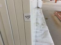China Bacteria Resistant Artificial Granite Countertops , White Engineered Stone Countertop for sale