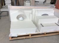 China Shock Resistant Artificial Stone Countertops For Bathroom And Kitchen for sale