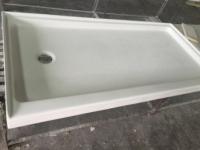 China Environmental Composite Shower Walls , White Cultured Stone Shower Walls for sale