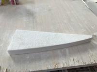 China High Strength Cultured Marble Shower Walls For Bathroom Foot Rest Luxury Room for sale