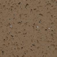 China Brown Quartz Kitchen Worktops Artificial Quartz Bathroom Vanity Tops for sale