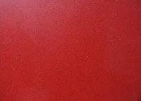 China Red Sparkle Solid Quartz Countertops , Culture White Quartz Stone Countertops for sale