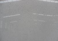 China Polished Crystal Grey Artificial Quartz Stone, Home Counertop, Artificial Stone Slab for sale