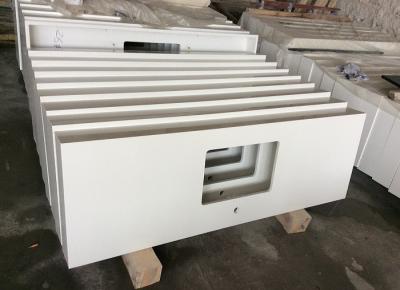 China Snow White Quartz Stone, Pure White Artificial Quartz, Quartz Home Countertop for sale
