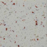 China White Artificial Kitchen Countertop Materials Quartz Tops With Sink for sale