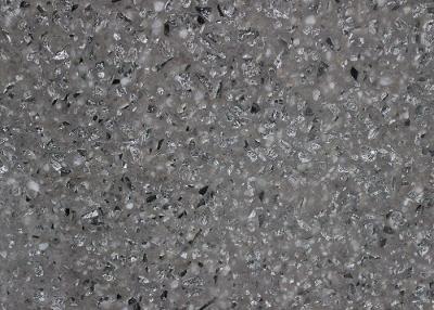 China Crystal Shining Sparkle Quartz Worktops , Marble Kitchen Countertops Polished Finished for sale