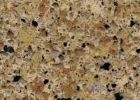 China Polished / Honed Man Made Marble Look Quartz Countertops 7Mohs Hardness for sale