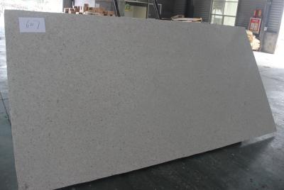 China White Sparkle Quartz Countertops / Quartz Bathroom Worktops 12-30mm Thickness for sale