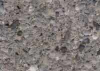 China Crystal Gray Sparkle Engineered Stone Kitchen Countertops , Artificial Quartz Countertops for sale