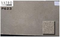 China Modern Gray Granule Quartz Stone Kitchen Top Easy To Maintain Eco - Friendly for sale