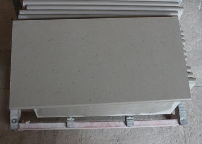 China Pre Cutting Polish Thin Milky Latte Quartz Countertop For Kitchen Size Customized for sale