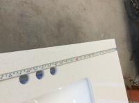 China 7 Mohs Hardness Granite Kitchen Countertops Fine Grain With Polished / Honed Surface Finish for sale