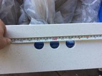 China Solid Stone Sparkle Quartz Countertops , Quartz Kitchen Top Heat Resistance for sale