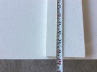 China Custom Bathroom Vanity Tops Solid Surface Quartz Countertop Slab Non - Radioactive for sale