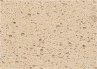 China Large Size Quartz Artificial Stone Countertops Beige Color Temperature Resistant for sale