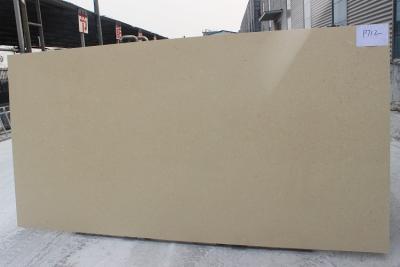 China ArtificialYellow Quartz Stone Sheet / Quartz Tile Countertop For Flooring for sale