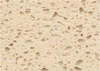 China Oat Beige Artificial Stone Kitchen Countertops Acid Resistance High Gloss For Long Time for sale