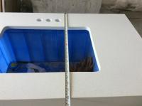 China High Hardness Granite Bathroom Vanity Tops Non - Radioactive Environmental Friendly for sale