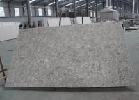 China Grey Color Quartz Stone Countertops Flat Edge For House Kitchen / Bathroom for sale