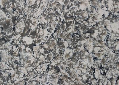 China Engineered Quartz Stone Countertops Marble Granite Look SGS CE Certificate for sale