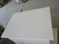 China Granite Sparkle Quartz Countertops , Pure White Quartz Kitchen Top Eased Edge for sale