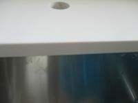 China Scratch Resistant Engineered Stone Kitchen Countertops 7 Mohs Hardness for sale