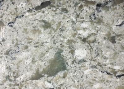 China Faux Green Quartz Stone Countertops Artificial Stone Look Quartz Tile Countertop for sale