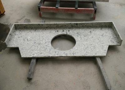 China Modern Man Made Stone Countertops Prefabricated Quartz Vanity Top for sale