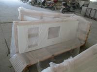 China Galaxy Engineered Stone Countertops , Black Crystal Bathroom Vanity Tops for sale