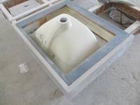 China Professional Quartz Stone Countertops , Quartz Bathroom Worktops Pure White Color for sale