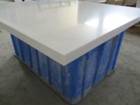 China White Granite Quartz Kitchen Worktops / Stone Kitchen Countertops 15 Years Warranty for sale