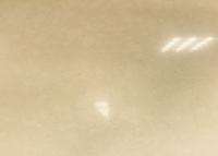 China Light Yellow Artificial Crystal Engineered Stone Worktop Big Slab For Kitchen Top for sale
