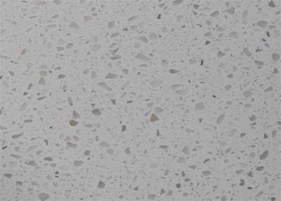 China White Engineered Artificial Quartz That Looks Like Marble Countertop Waterproof 7 Mohs Hardness for sale