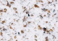 China Eased Edge Quartz Kitchen Worktops Water Absorption < 1.0% 7Mohs Hardness for sale