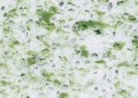 China Olive Green White Quartz Stone Countertops Color Optional Customized Size for sale