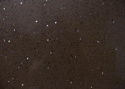 China Classical Red Sparkle Quartz Kitchen Countertops Brown Quartz Stone Slabs for sale