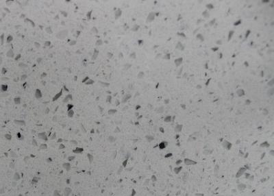China White Sparkle Engineered Quartz Countertops Artificial Quartz Stone Cut To Size for sale
