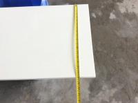 China White Engineered Quartz Stone Countertops , Quartz Bathroom Countertops Kitchen Top for sale
