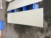 China White Engineered Quartz Stone Countertops , Quartz Bathroom Countertops Kitchen Top for sale