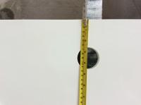 China Solid Color White Quartz Bathroom Countertops / Quartz Worktops No Hole for sale