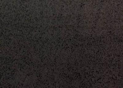 China Artificial Engineered Stone Countertops Marble Looking Series Black Quartz Slabs for sale