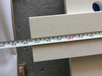 China Sink White Molded Bathroom Vanity Tops Granite Vanity Tops NSF & SGS for sale