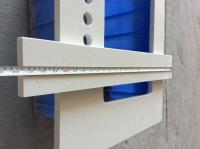 China Sink White Molded Bathroom Vanity Tops Granite Vanity Tops NSF & SGS for sale