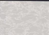 China Quartz Artificial Stone Countertops White Vein Gray Engineered Stone Countertop  Acid Resistant for sale