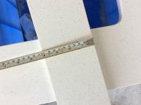 China Solid Surface White Quartz Bathroom Vanity Tops With Granite Top / Sink for sale