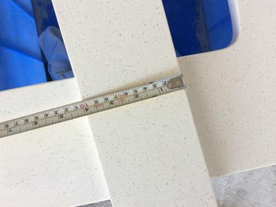 China Solid Surface White Quartz Bathroom Vanity Tops With Granite Top / Sink for sale