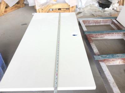 China Solid White Quartz Countertops That Look Like Marble , Engineered Granite Countertops for sale