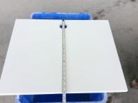 China White Quartz Bathroom Countertops Engineered Granite Countertops 20mm Thickness for sale