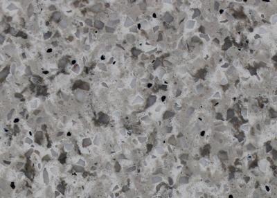 China Double Color Quartz Stone Countertops Granite Look Artificial Quartz Stone Slabs for sale